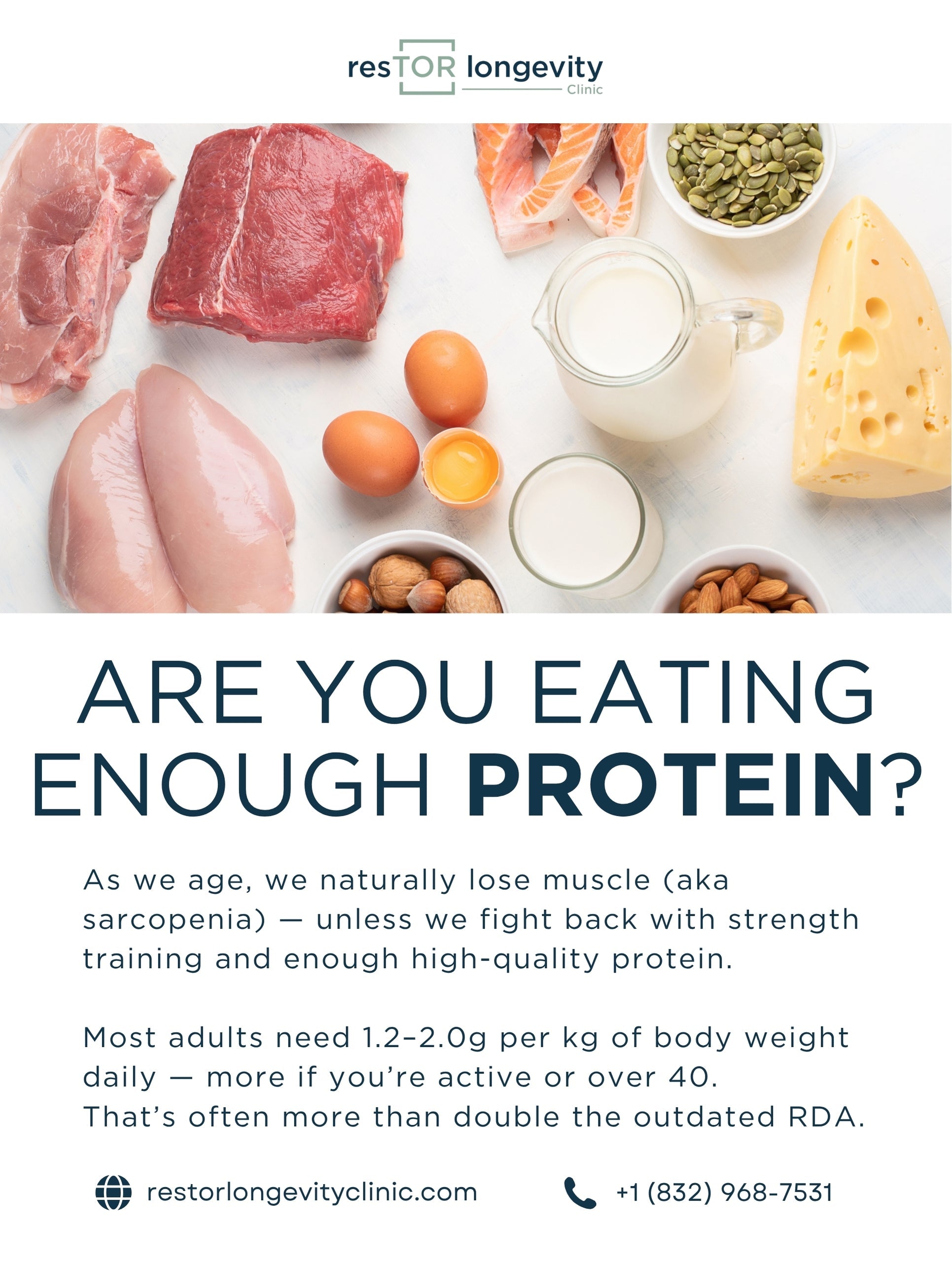Are You Eating Enough Protein? The Key to Aging Strong and Living Long