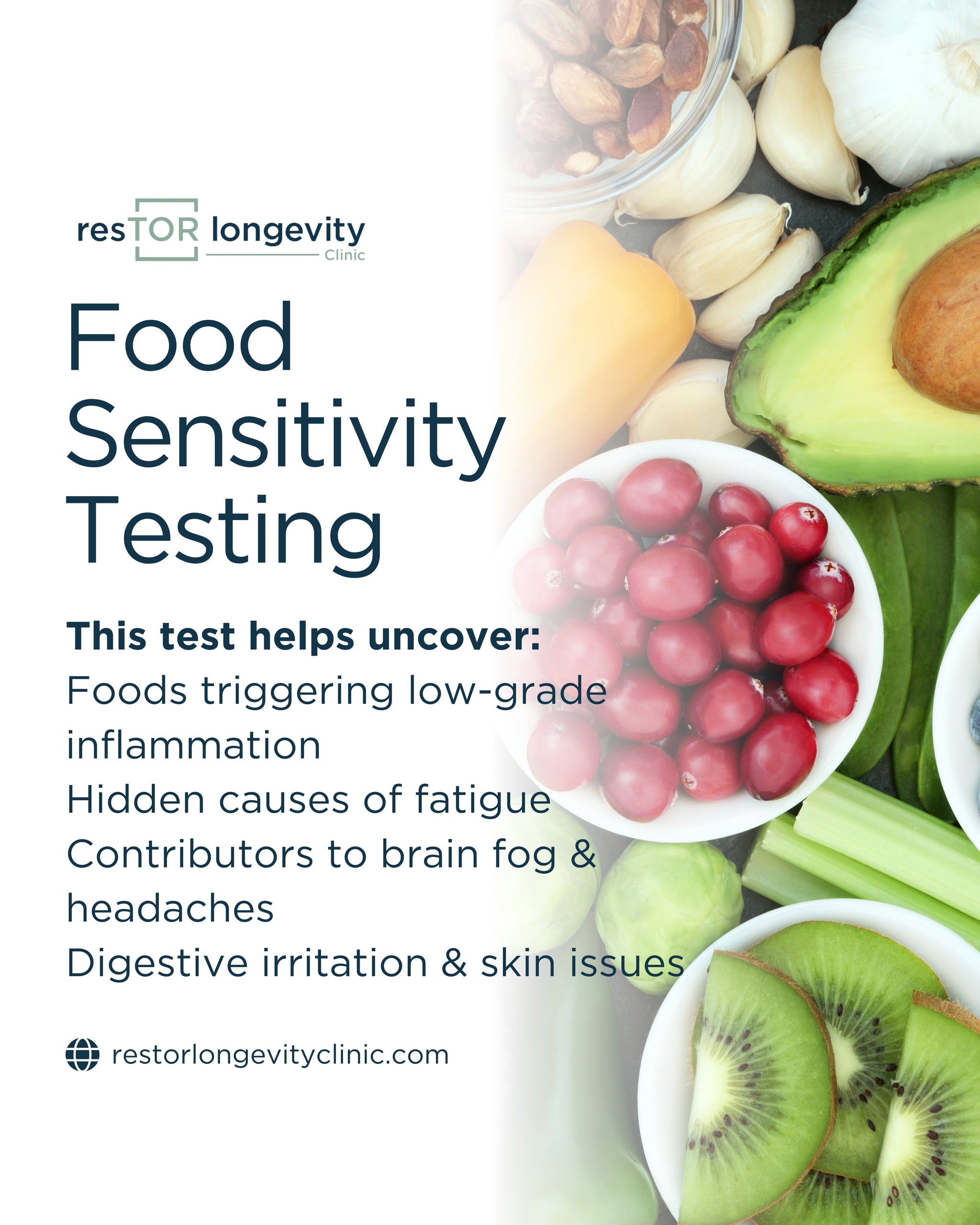 Food Sensitivity Testing in Houston | resTOR Longevity Clinic