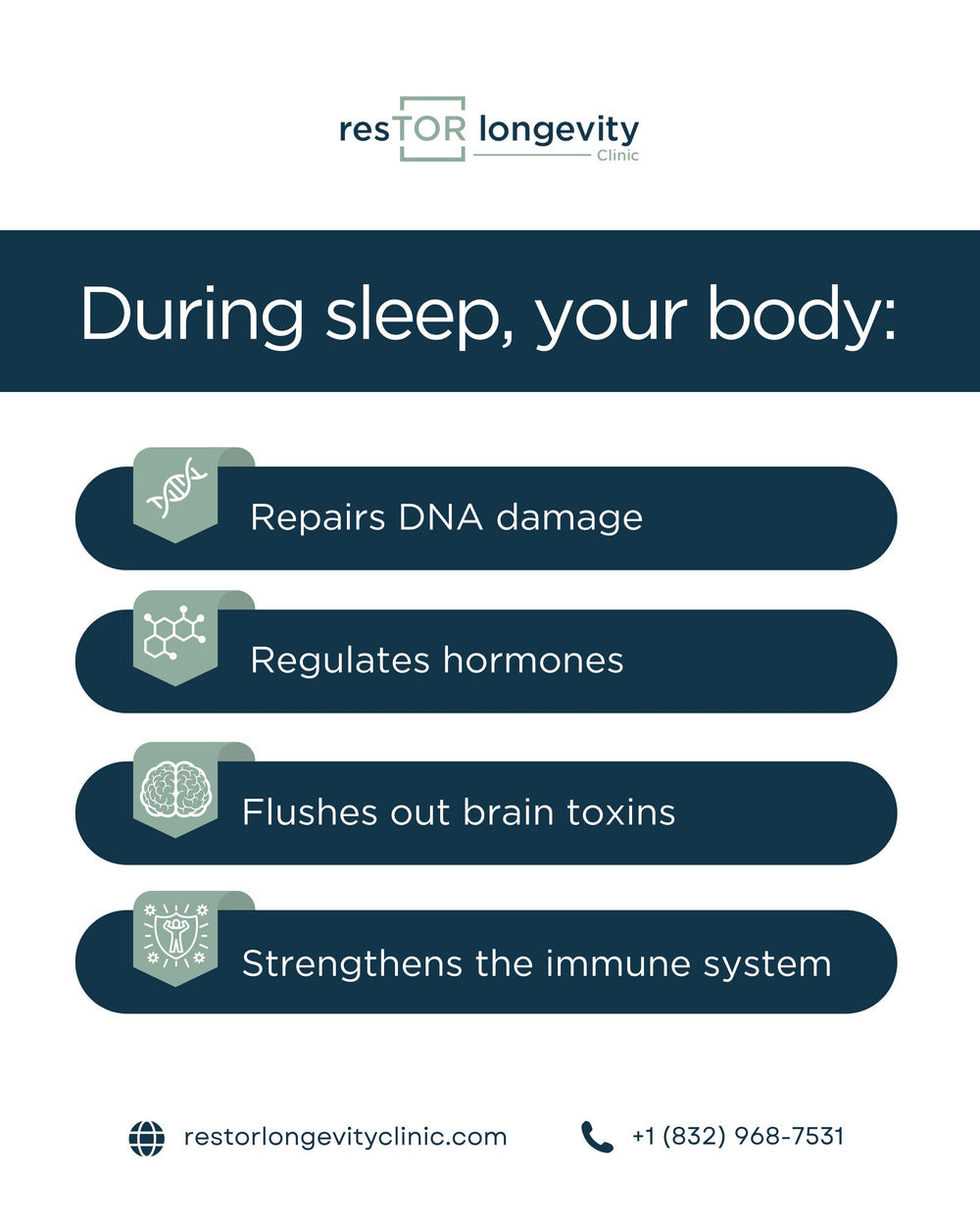 Sleep Is Your Longevity Superpower | resTOR Longevity, Houston